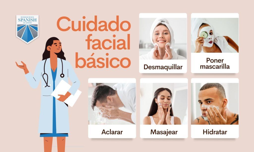 Describe Your Skin and Skin Care Routine in Spanish