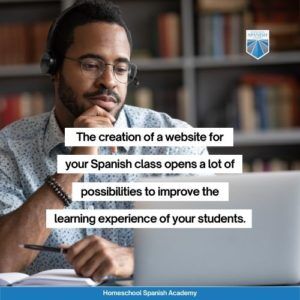 How To Create Your Own Spanish Class Website for Your Students to Access