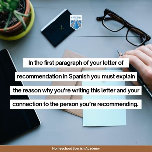 How To Write a Recommendation Letter in Spanish