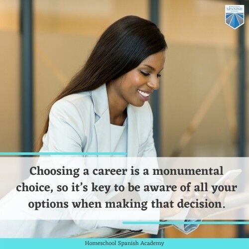 A Complete Careers List in Spanish