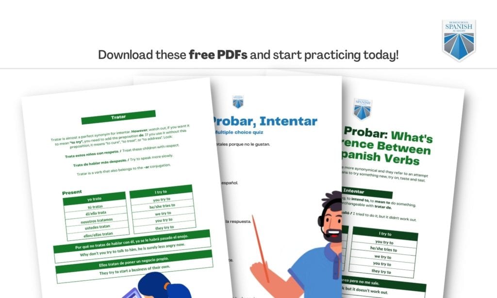 Tratar vs Probar: What's the Difference Between these Spanish Verbs?