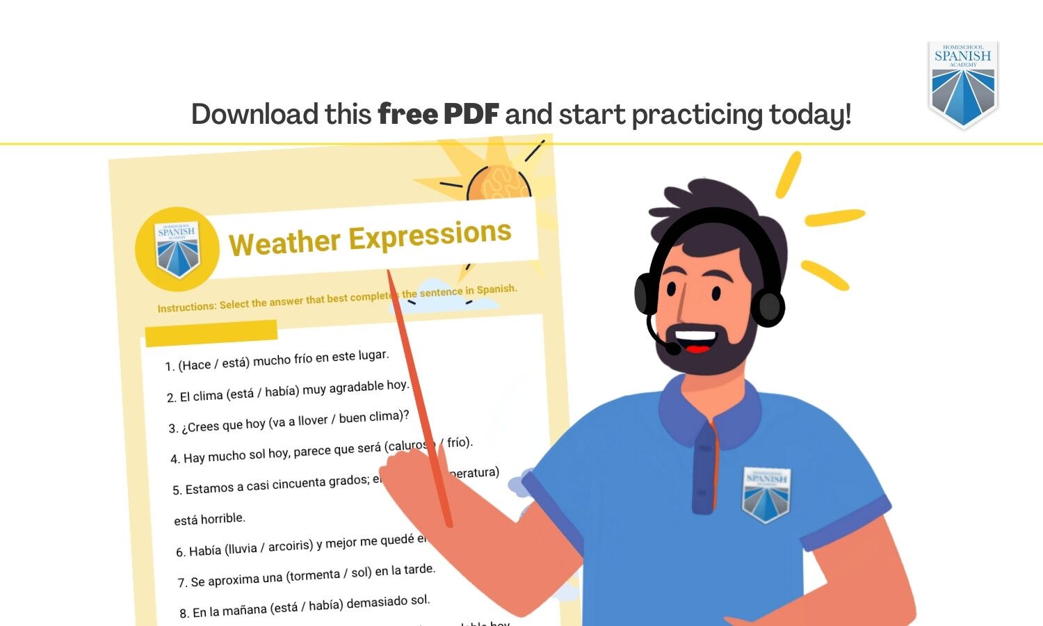 Weather Expressions in Spanish: Types of Weather and Seasons